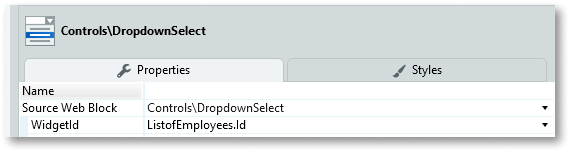 Dropdown Select - OutSystems 11 Documentation
