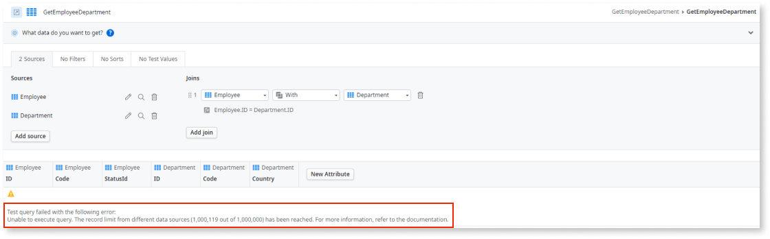 データマッシュアップを使用するAggregateのトラブルシューティング - ODC Documentation