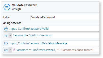 認証コードとパスワードの検証フォームを作成する - ODC Documentation