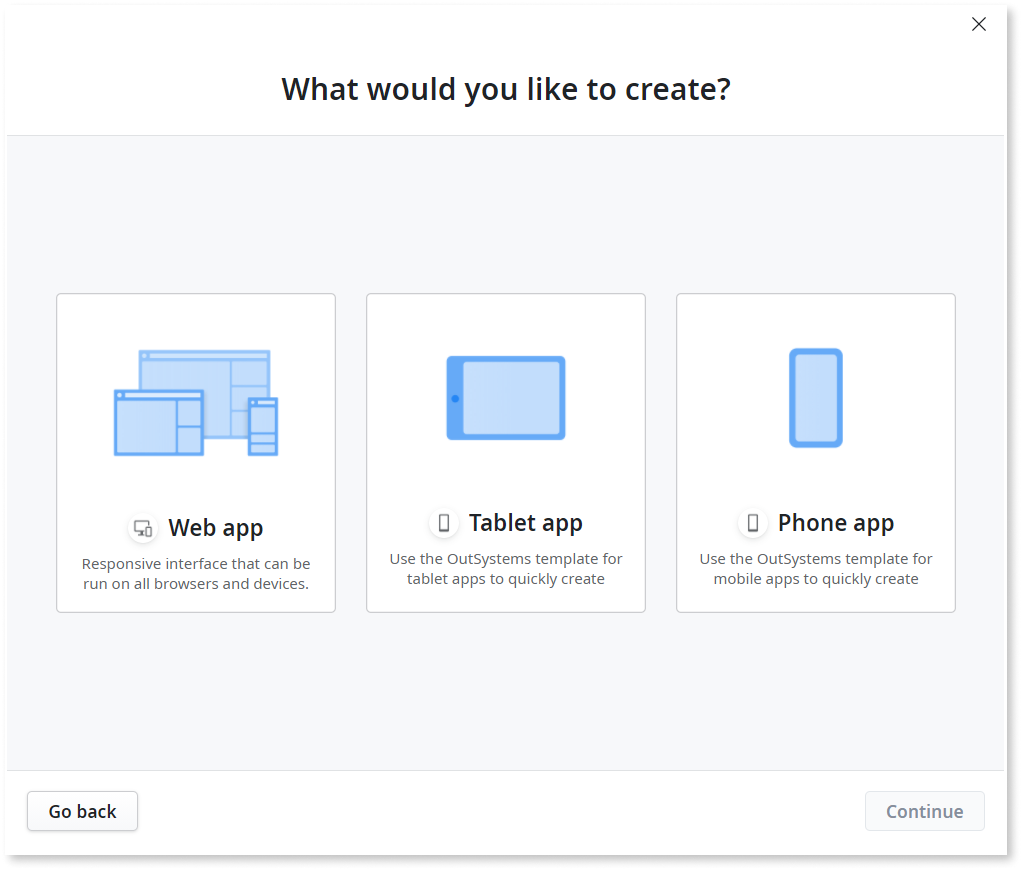 Types of apps you can build - ODC Documentation