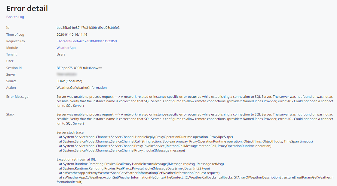 Troubleshoot SOAP Web Services - OutSystems 10 Documentation