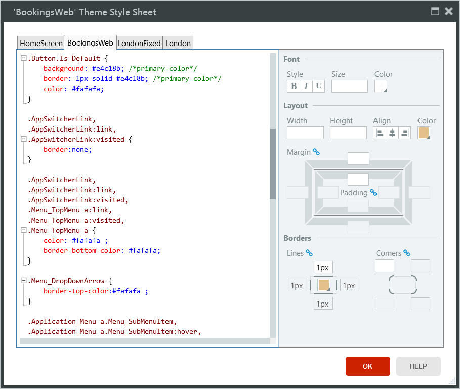 Cascading Style Sheets (CSS) - OutSystems 10 Documentation