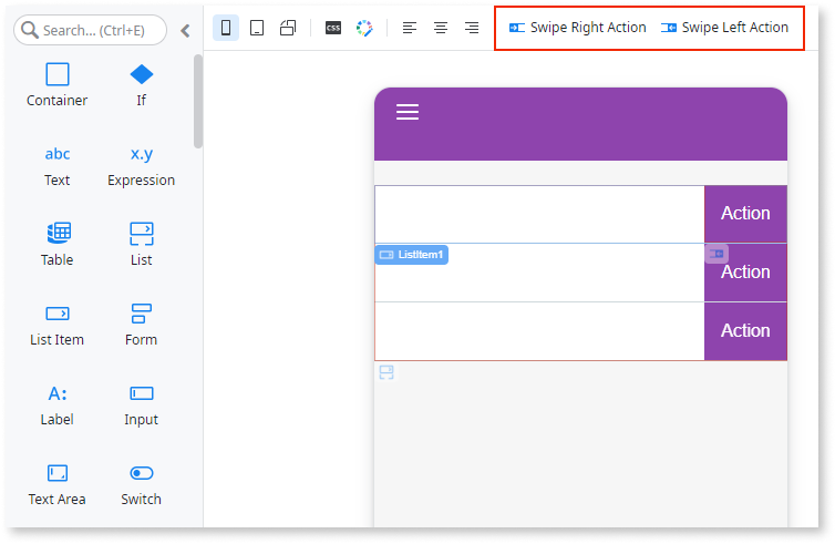 List Action - OutSystems 11 Documentation