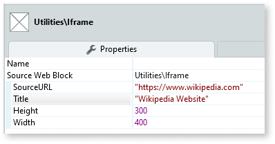 Iframe - OutSystems 11 Documentation
