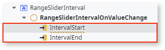 Range Slider Interval - OutSystems 11 Documentation