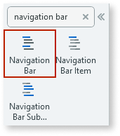Navigation Bar - OutSystems 11 Documentation
