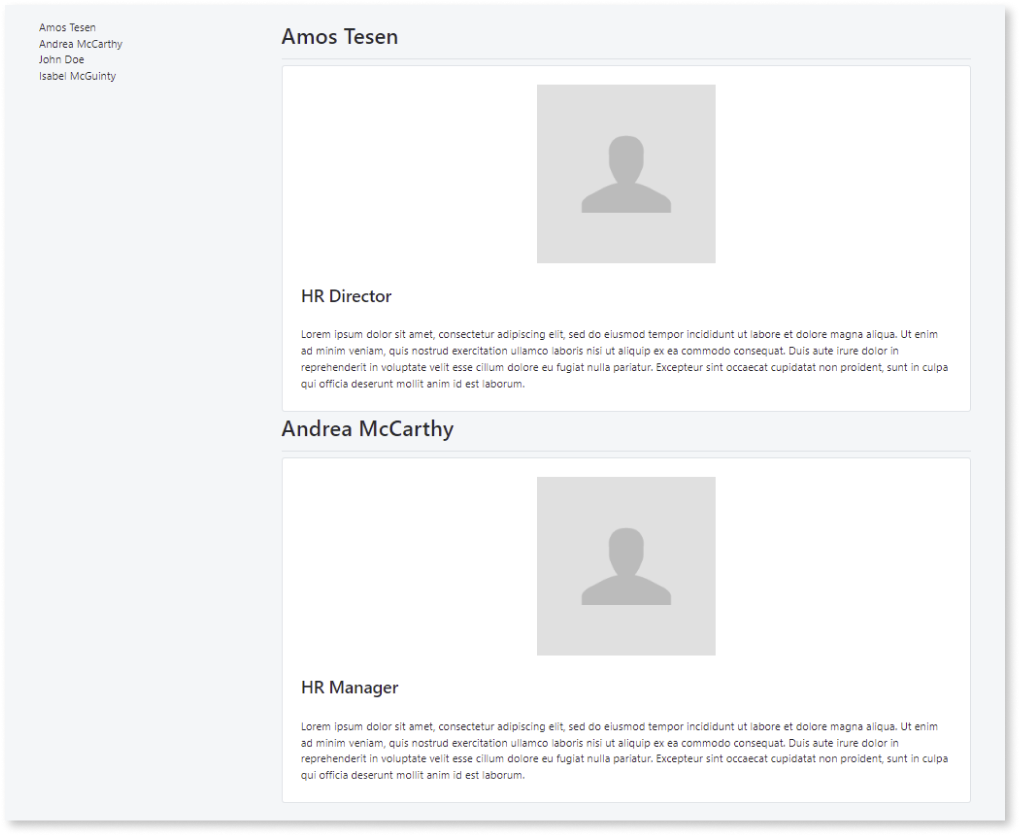 Section Index - ODC Documentation
