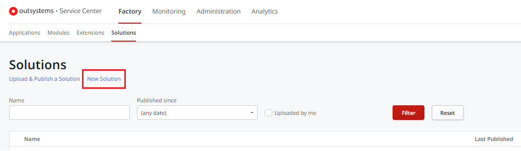 Creating and using a solution - OutSystems How to Guide