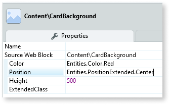 Card Background - OutSystems 11 ドキュメンテーション