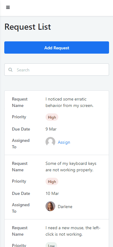 Layout Top Menu Reference - OutSystems 11 Documentation