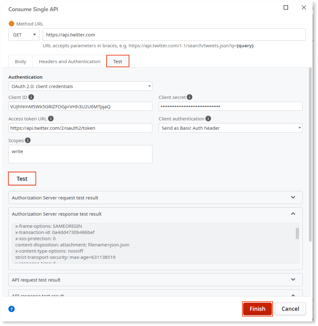 利用対象のREST API WebサービスでOAuth 2.0クライアントフロー認可を使用する - OutSystems 11 ドキュメンテーション