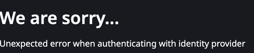 Unable to log into ODC Portal due to issues with External Identity Provider - OutSystems サポート