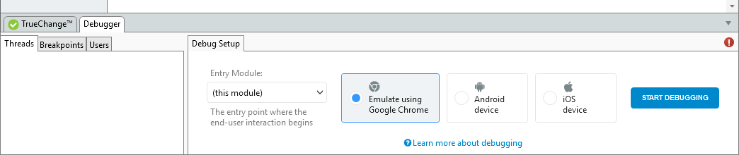 Debugging Applications - OutSystems 10 Documentation