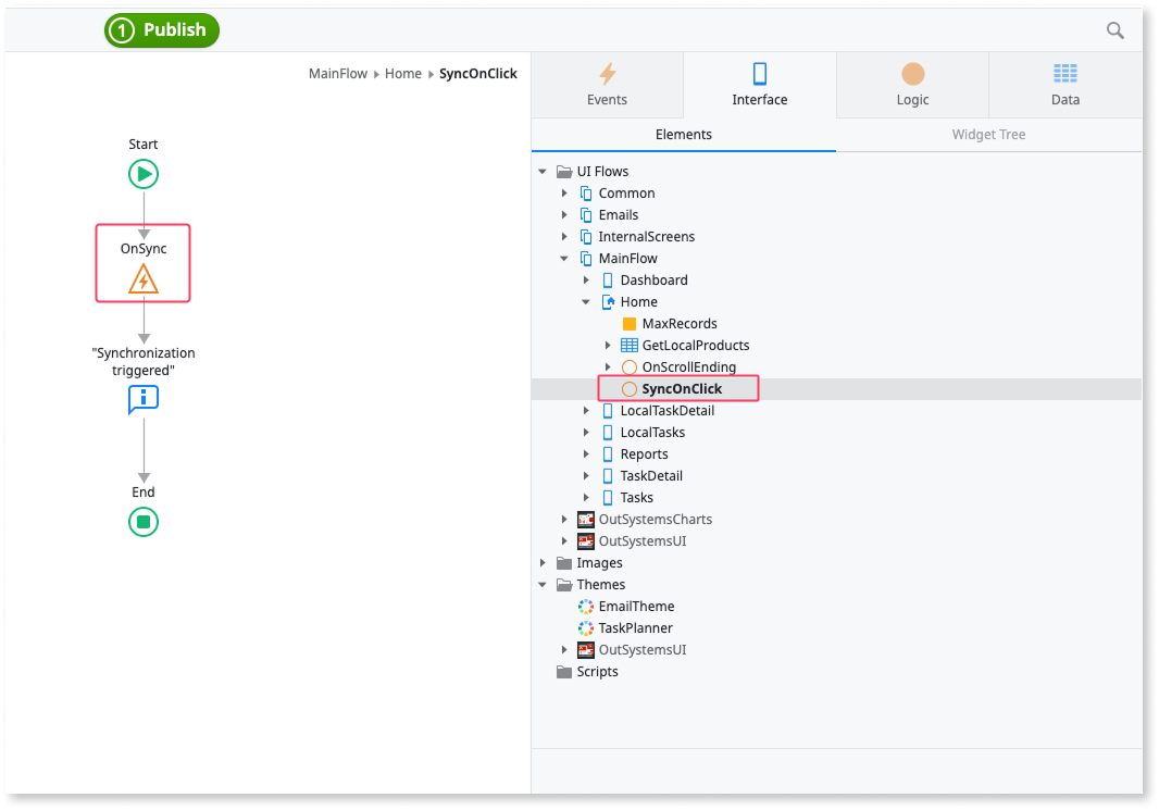 Implement offline sync - ODC Documentation