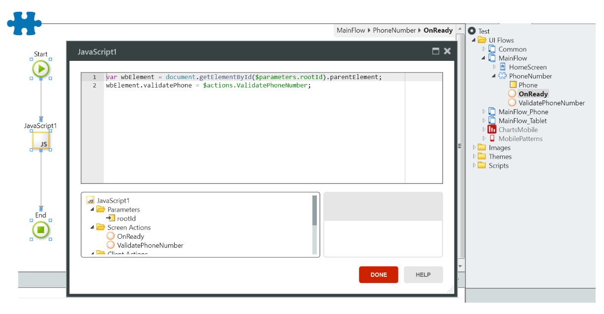 How to Call a Block Action in a Mobile Screen - OutSystems How to Guide