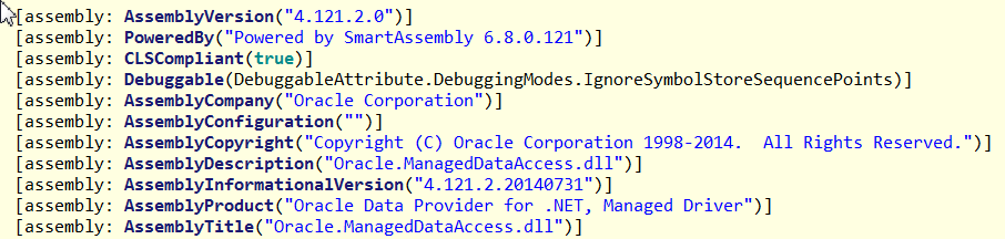 Oracle Data Provider for .NET driver issues - OutSystems サポート