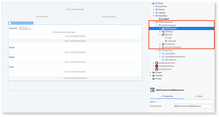 BDDFrameworkツールを使用したコンポーネントテスト - ODC Documentation