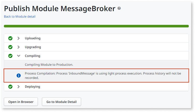 Design Scalable Database Queueing Using Light Processes - OutSystems 11 Documentation