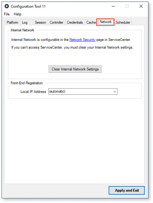 Network tab - OutSystems 11 Documentation