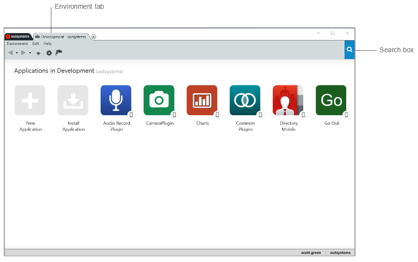 Service Studioの概要 - OutSystems 10 ドキュメンテーション