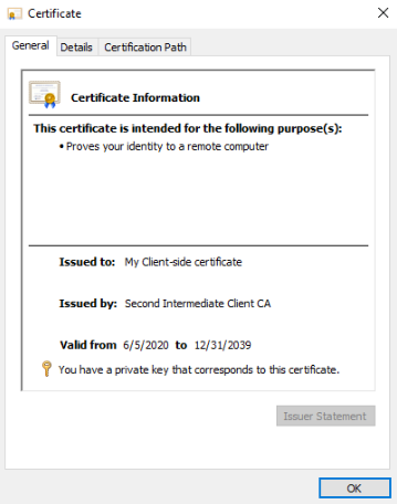 Installing client side certificates on self-managed environments ...