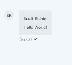 Chat Message Reference - OutSystems 11 Documentation