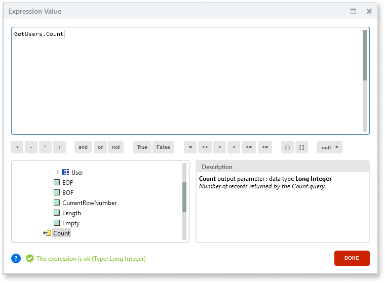Counter - OutSystems 11 Documentation