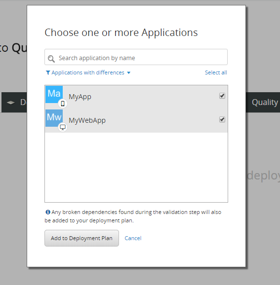 Deploy an Application - OutSystems 10 Documentation