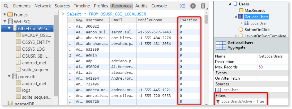 Mobile app troubleshooting and debugging scenarios examples - OutSystems 11 Documentation