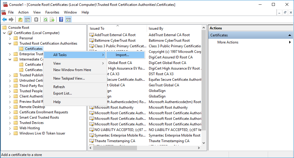 How to install an SSL Certificate in self-managed environments ...