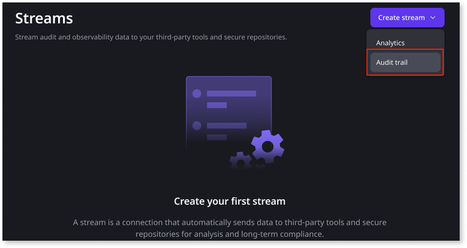 Stream audit trail logs - ODC Documentation
