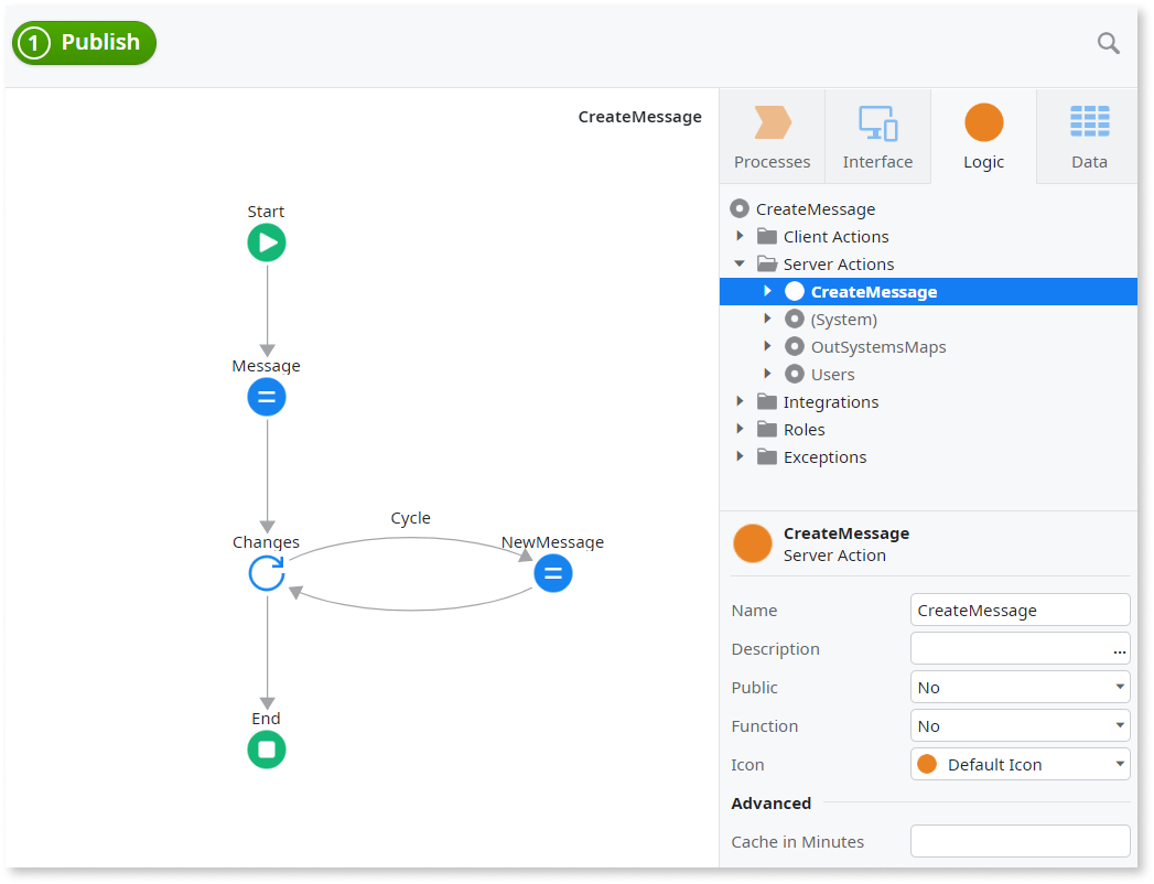 Use Actions To Encapsulate Logic Outsystems 11 Documentation