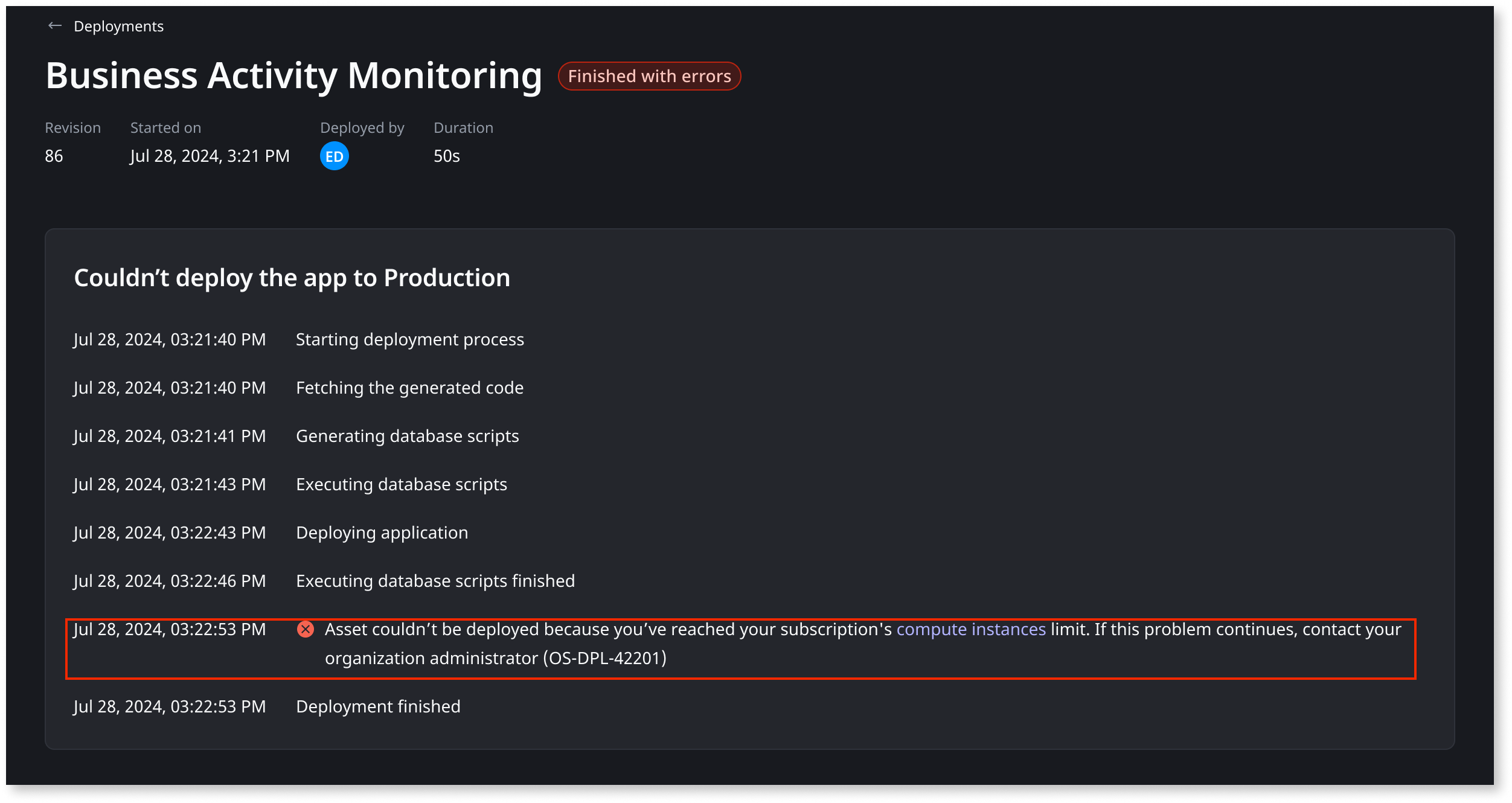 Monitor ODC resource capacity - ODC Documentation