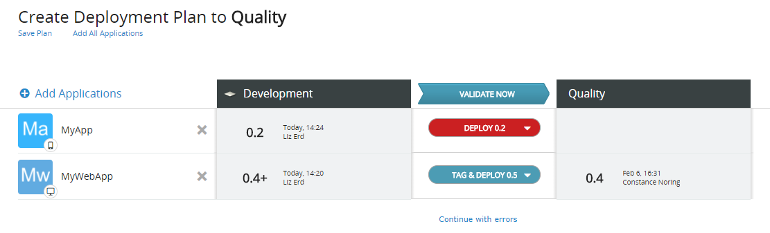 Deploy an Application with Dependencies - OutSystems 10 Documentation