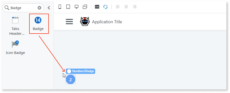 Badge - OutSystems 11 Documentation