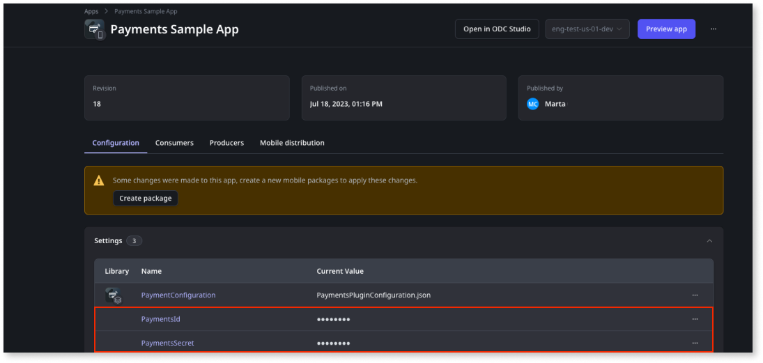 Payments Plugin - ODC Documentation