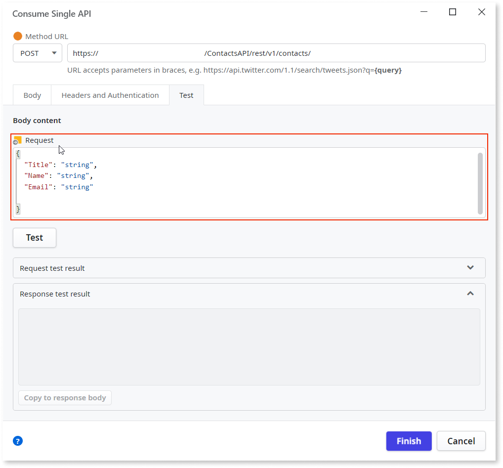 Consume one or more REST API methods - ODC Documentation