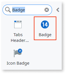Badge - OutSystems 11 Documentation