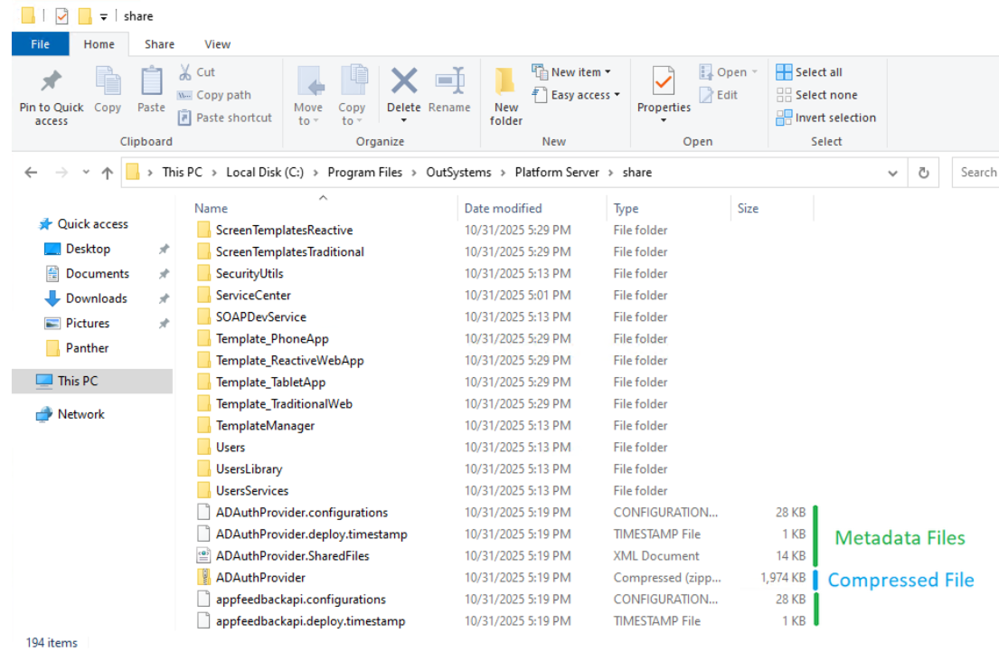 Guide to disk space usage and control on OutSystems Platform servers ...