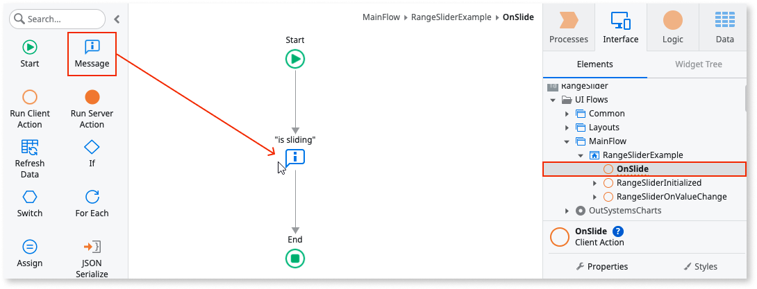 Provider client actions - OutSystems 11 Documentation