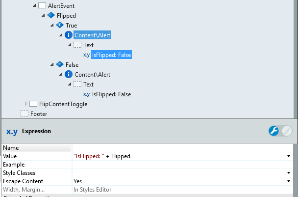 Flip Content Reference - OutSystems 11 Documentation