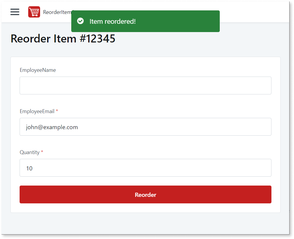 Validate the fields of a form - OutSystems 11 Documentation