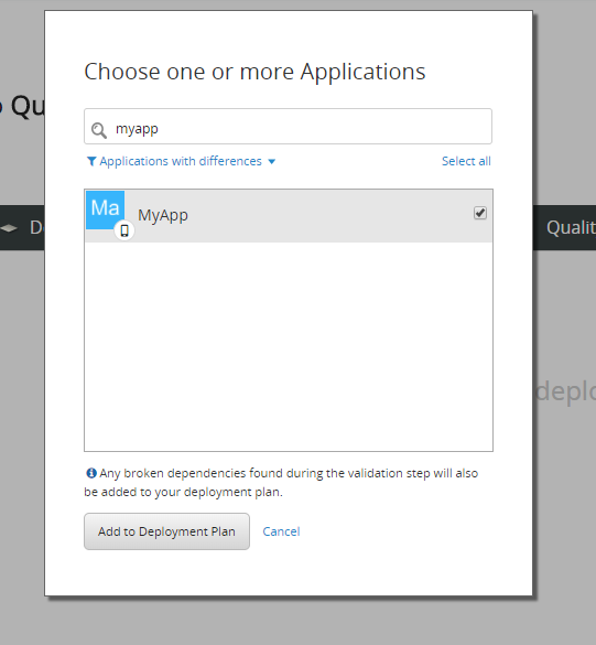 Deploy an Application with Dependencies - OutSystems 10 Documentation