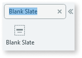 Blank Slate - OutSystems 11 ドキュメンテーション