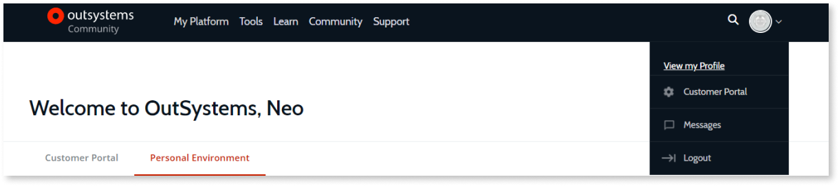 How to change your OutSystems community password - OutSystems Support