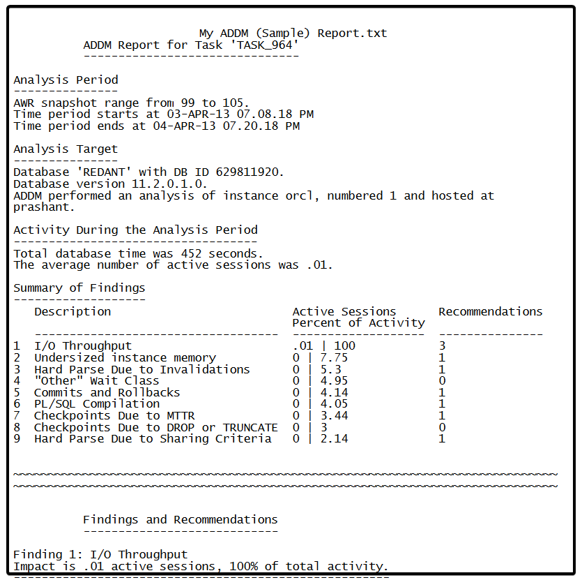 Database Awr And Addm Reports Outsystems Support