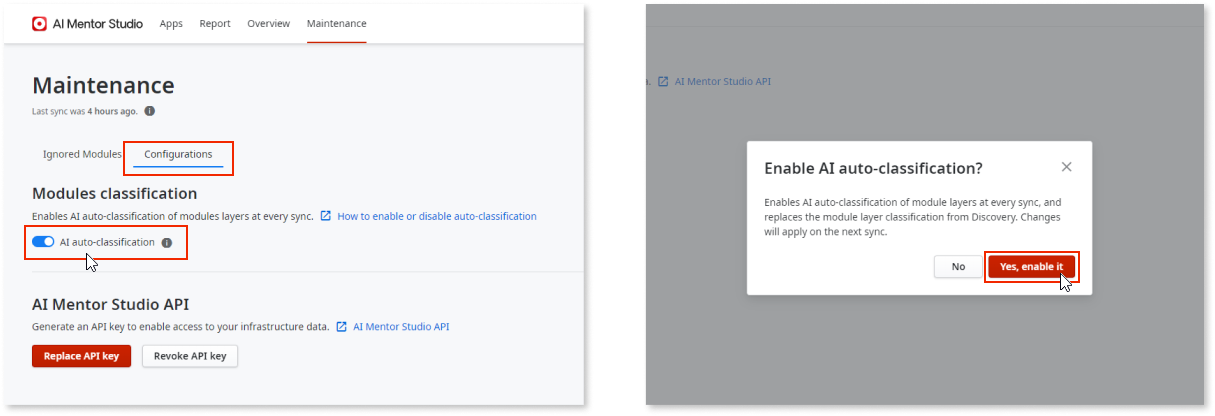 How To Enable Or Disable Auto Classification Outsystems 11 Documentation