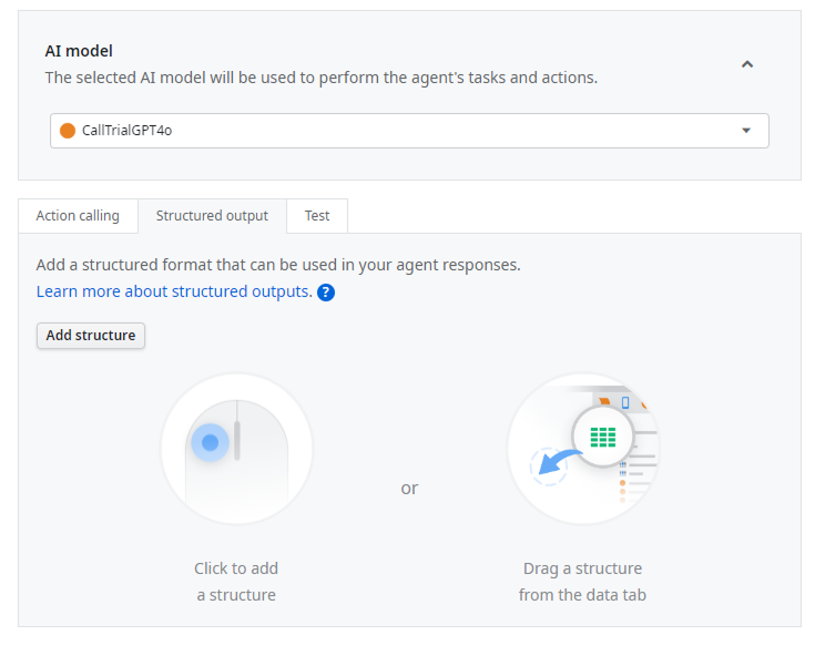 Structured output - ODC Documentation