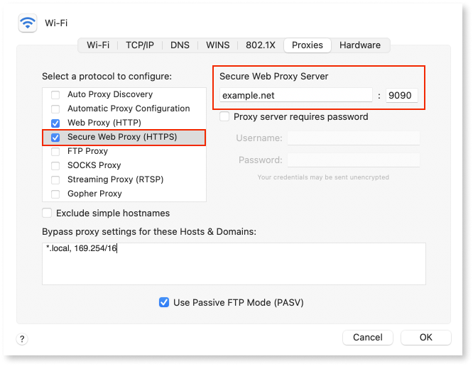 ODC StudioでHTTPプロキシサーバーを構成する - ODC Documentation