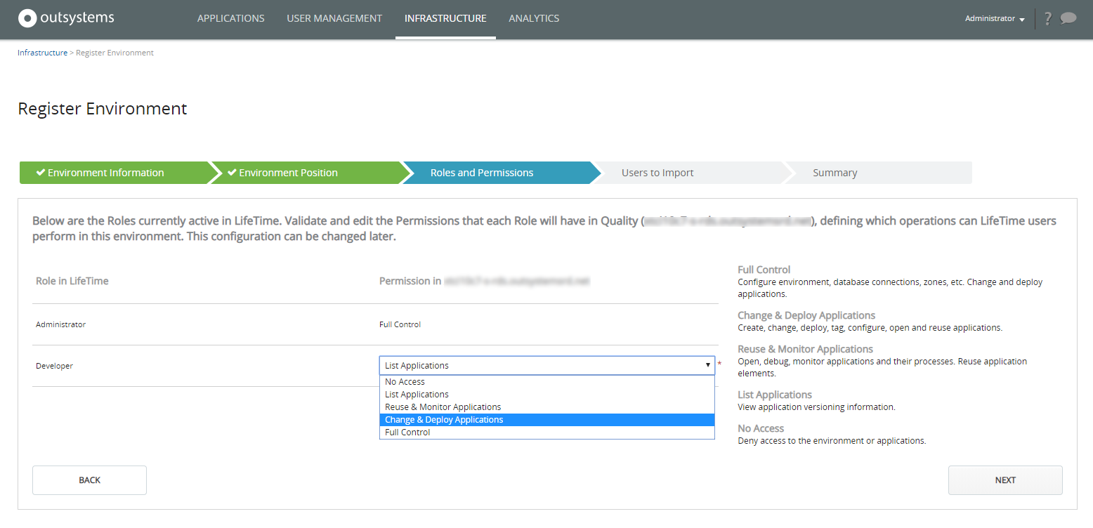 Configure the infrastructure management console - OutSystems 11 ...